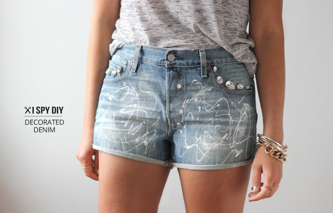 MY DIY | Decorated Denim - I SPY DIY