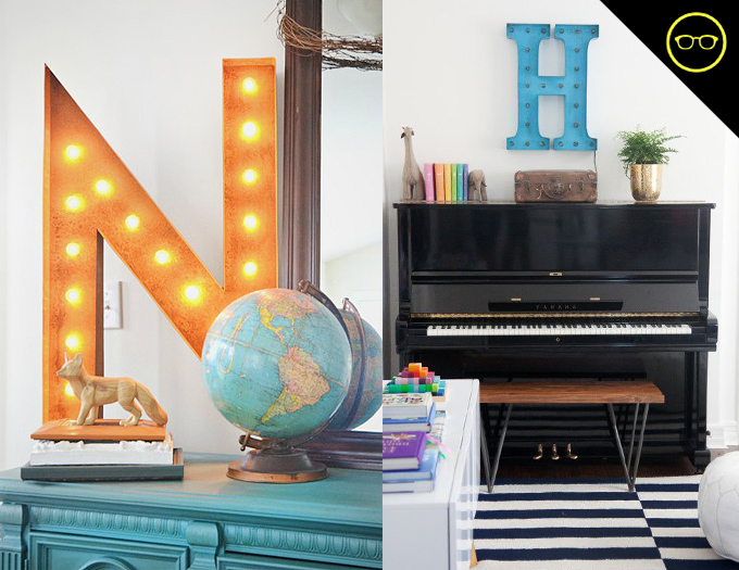 DIY INSPIRATION | Marquee Letters - I SPY DIY