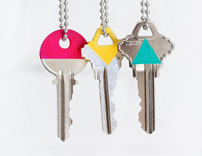 MY DIY | Color-block Keys - I SPY DIY