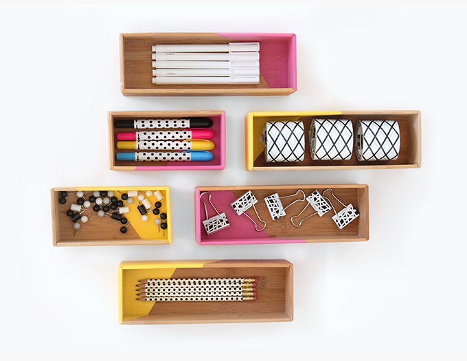 MY DIY | Color Block Box Supplies Storage - I SPY DIY