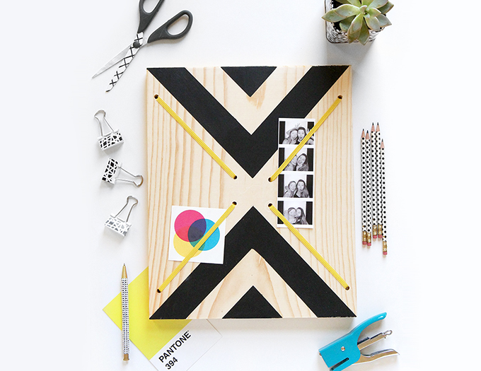 MY DIY | Graphic Print Memo Board - I SPY DIY