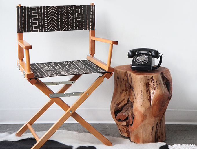 MY DIY | Mudcloth print chair - I SPY DIY