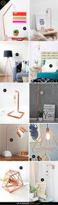 INSPIRATION | Copper Lamps - I SPY DIY