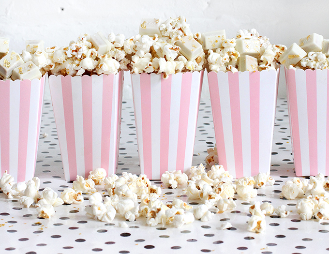 DIY EATS | WHITE CHOCOLATE GOLDEN POPCORN - I SPY DIY
