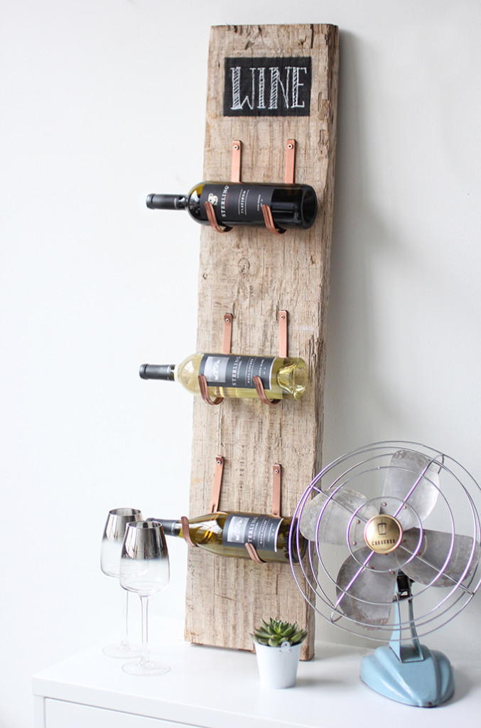 MY DIY | Barn Wood Wine Rack - I SPY DIY