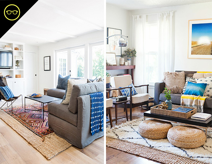 INSPIRATION | Layered Rugs - I SPY DIY