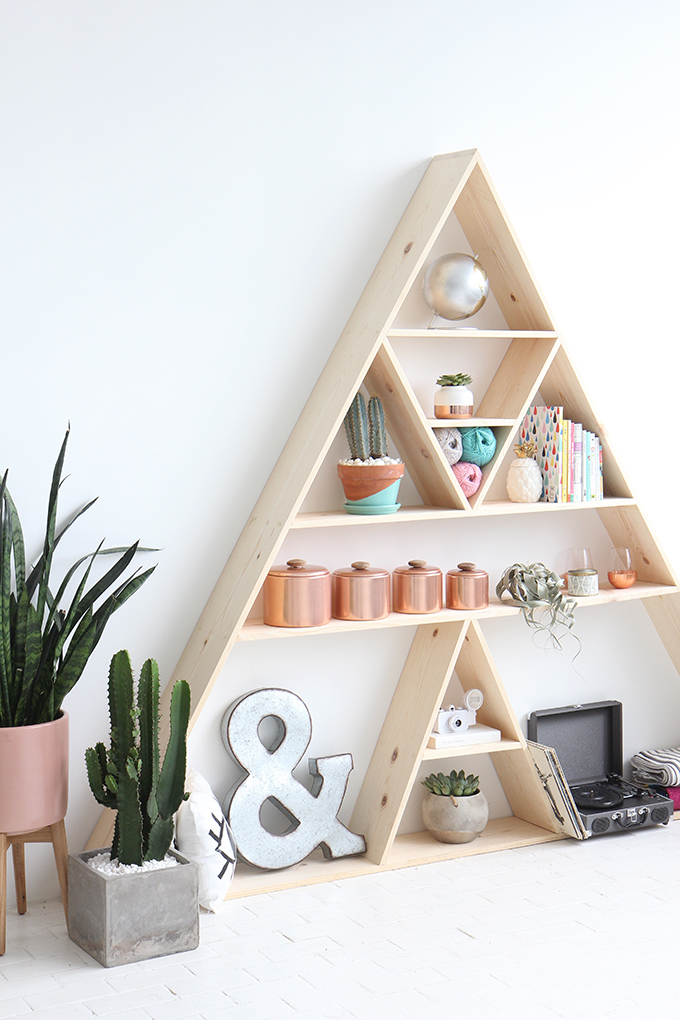 I SPY DIY STUDIO Triangle Shelves I SPY DIY