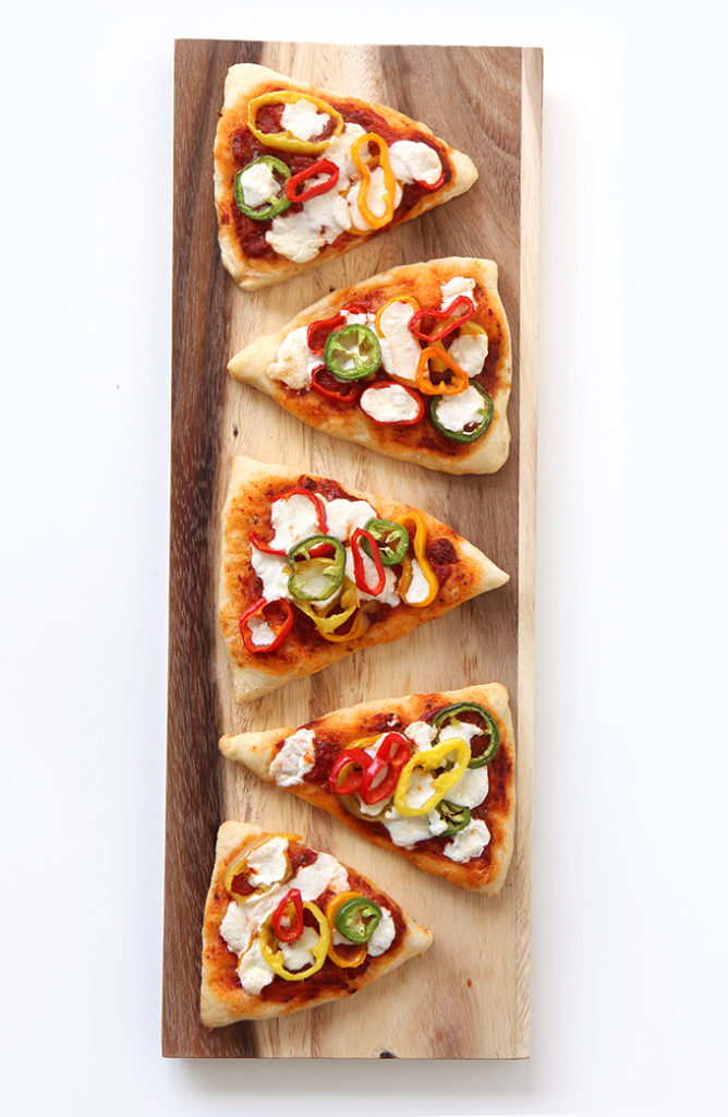 DIY EATS | Tri-Pepper Triangle Pizza - I SPY DIY