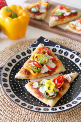DIY EATS | Tri-Pepper Triangle Pizza - I SPY DIY