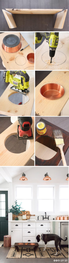 DOG DIY | Wood Dog Bowl Stand - I SPY DIY
