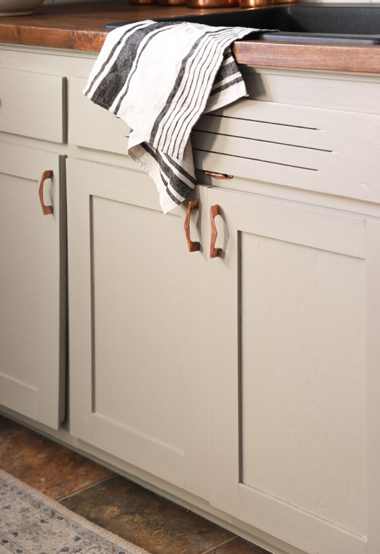 Budget Kitchen Renovation with DIY Shaker Painted Cabinets - I SPY DIY