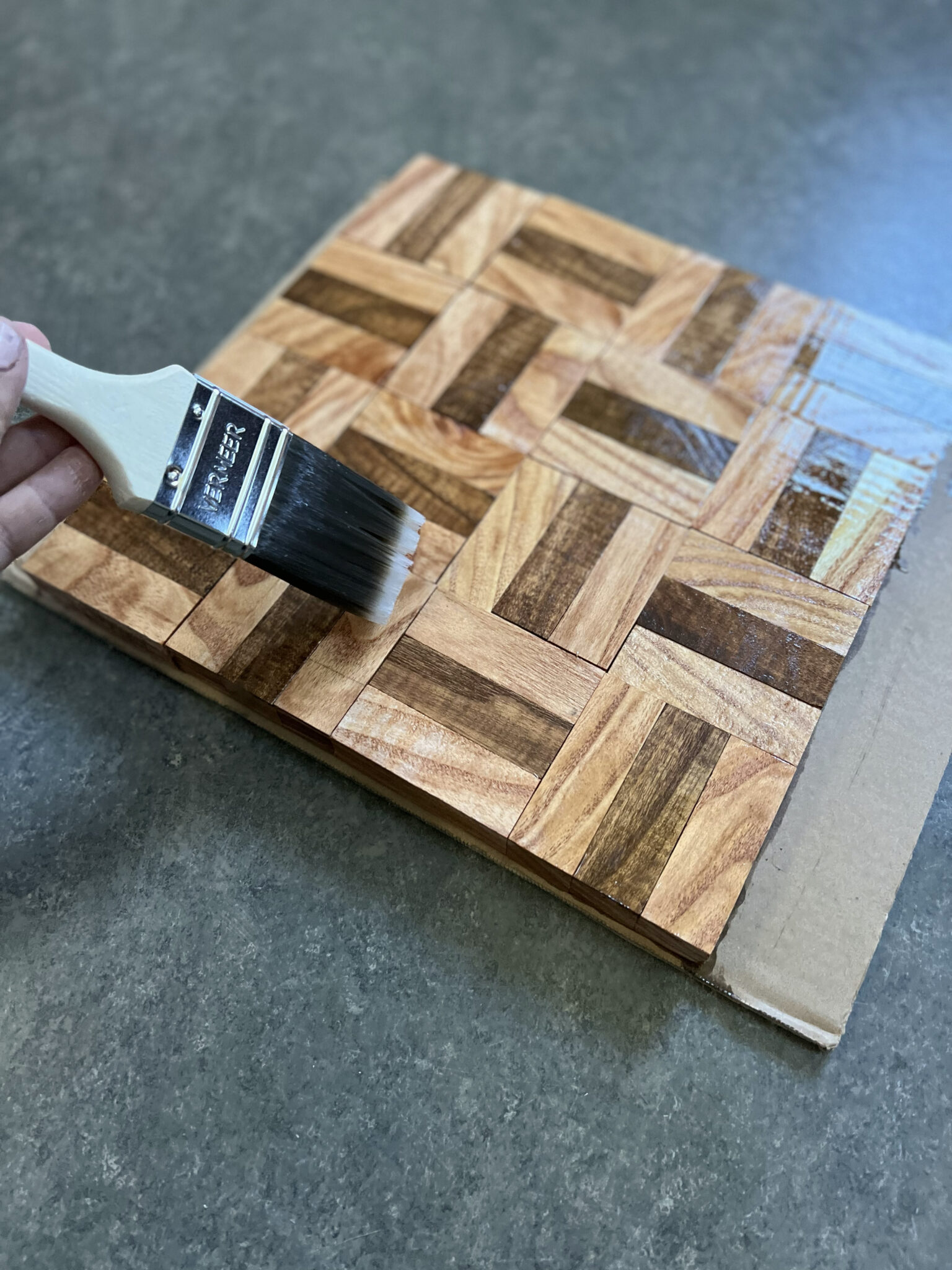 DIY Decorative Wood Platter - I SPY DIY