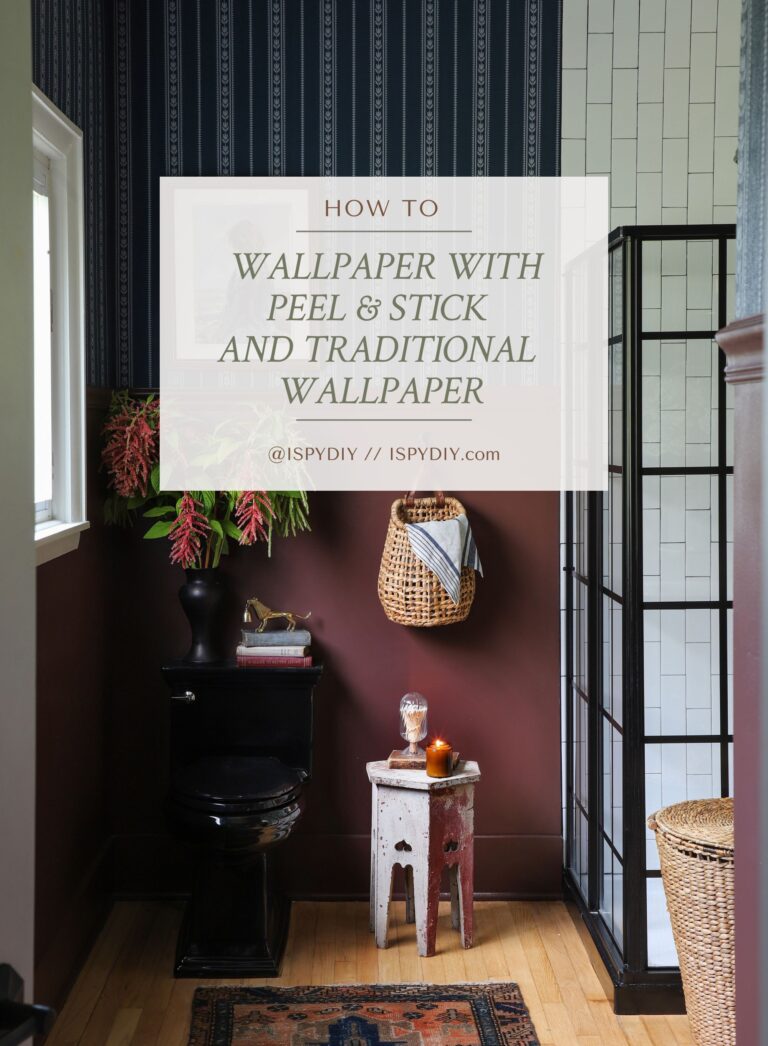 How-To Wallpaper with Peel & Stick, Traditional and Vinyl Wallpaper - I ...