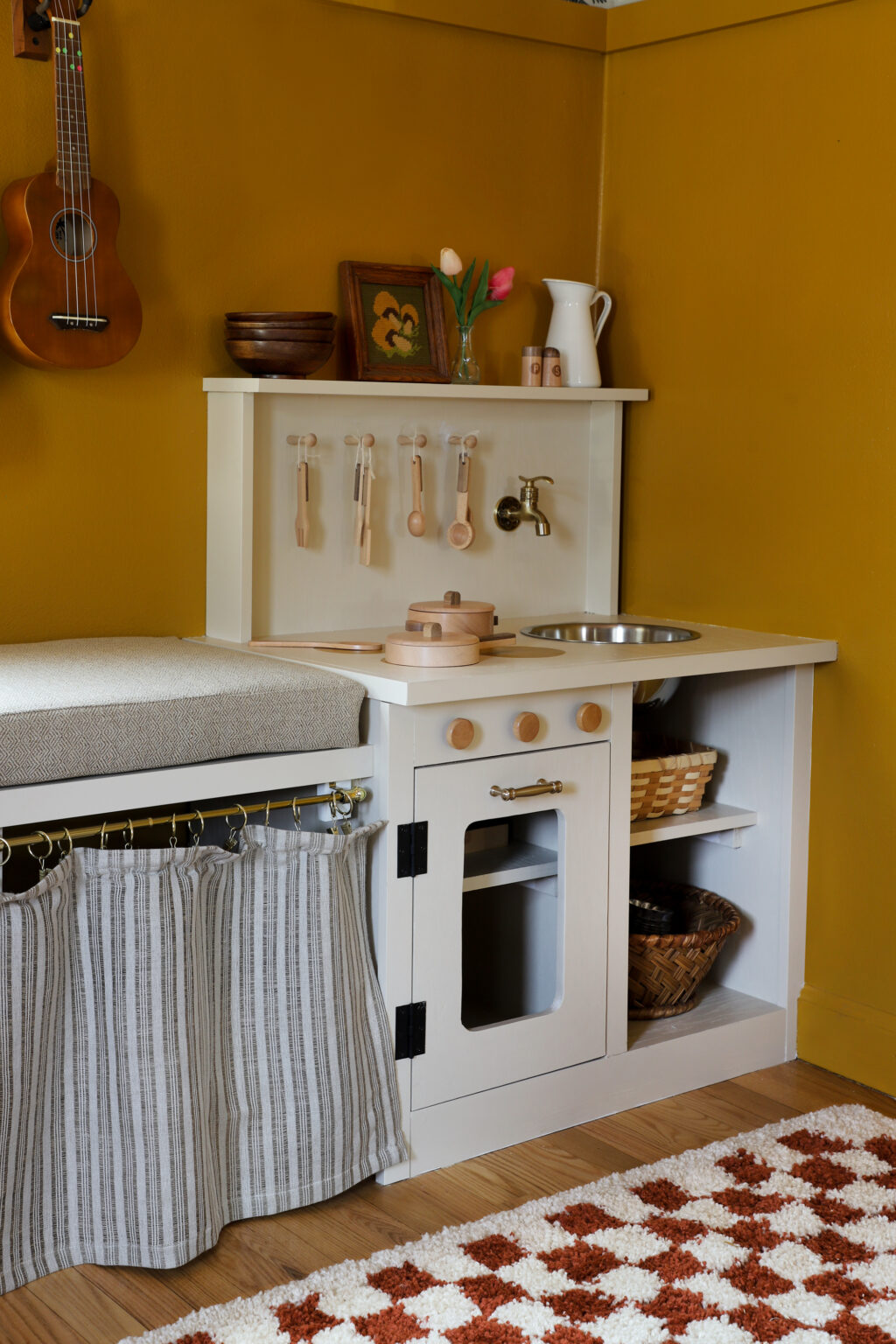 DIY Kid's Playroom Kitchen | As seen on Makeover by Monday - I SPY DIY