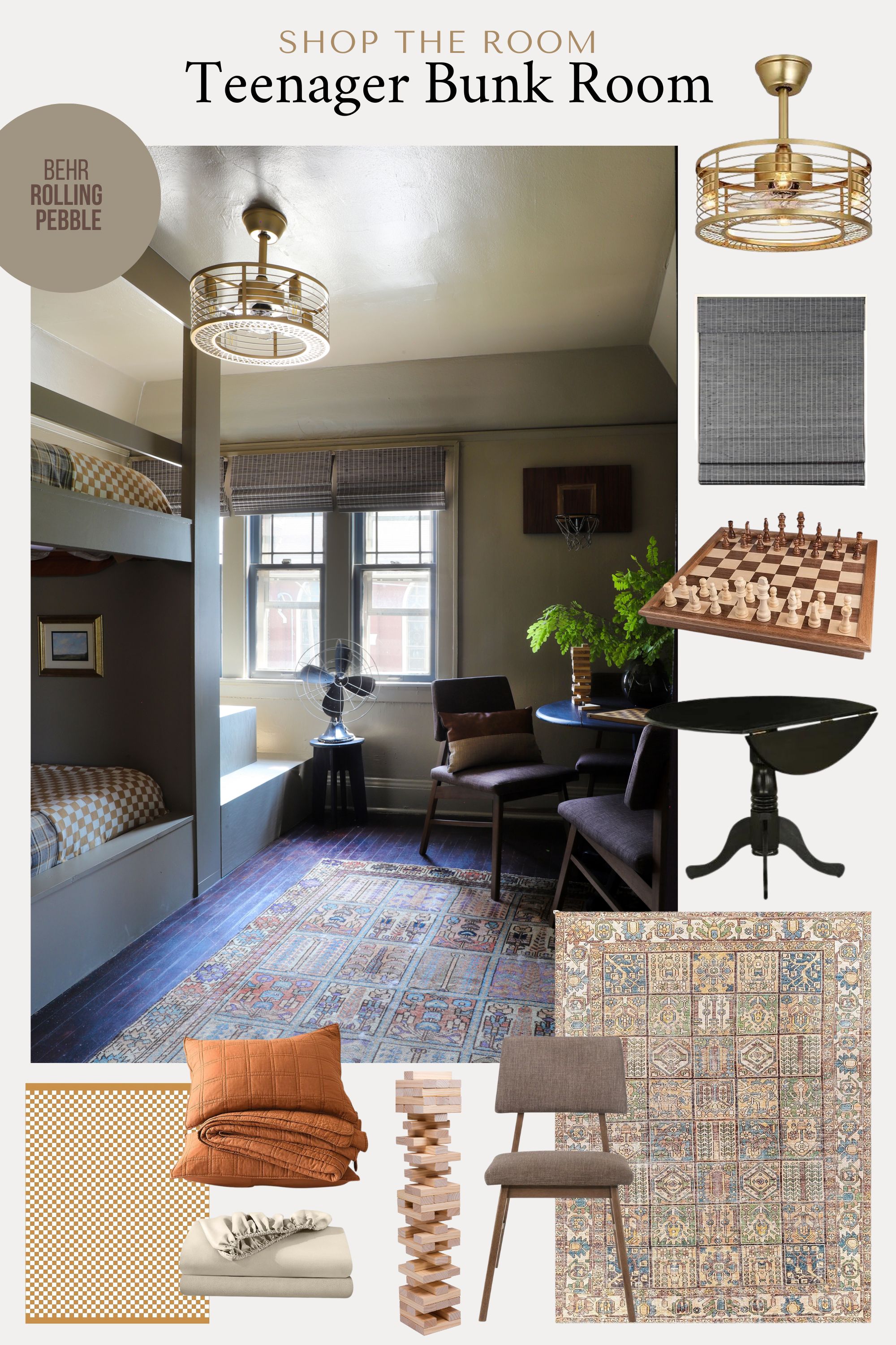 Makeover By Monday | 3-Day Teen Game Den & Bunk Room Renovation - I SPY DIY