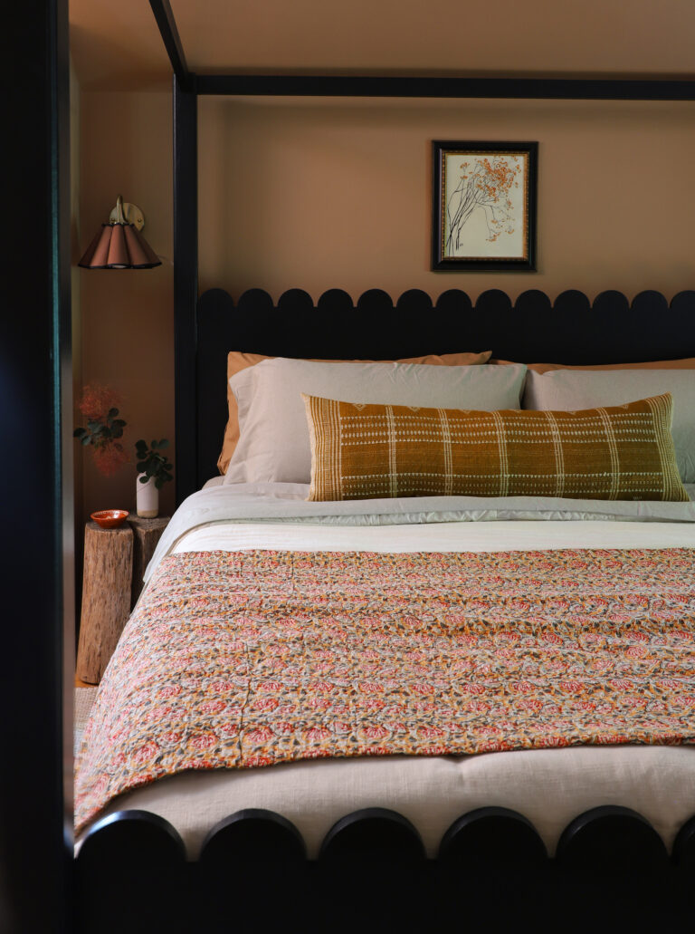 Makeover By Monday | Bedroom Oasis with DIY Scallop Bed - I SPY DIY