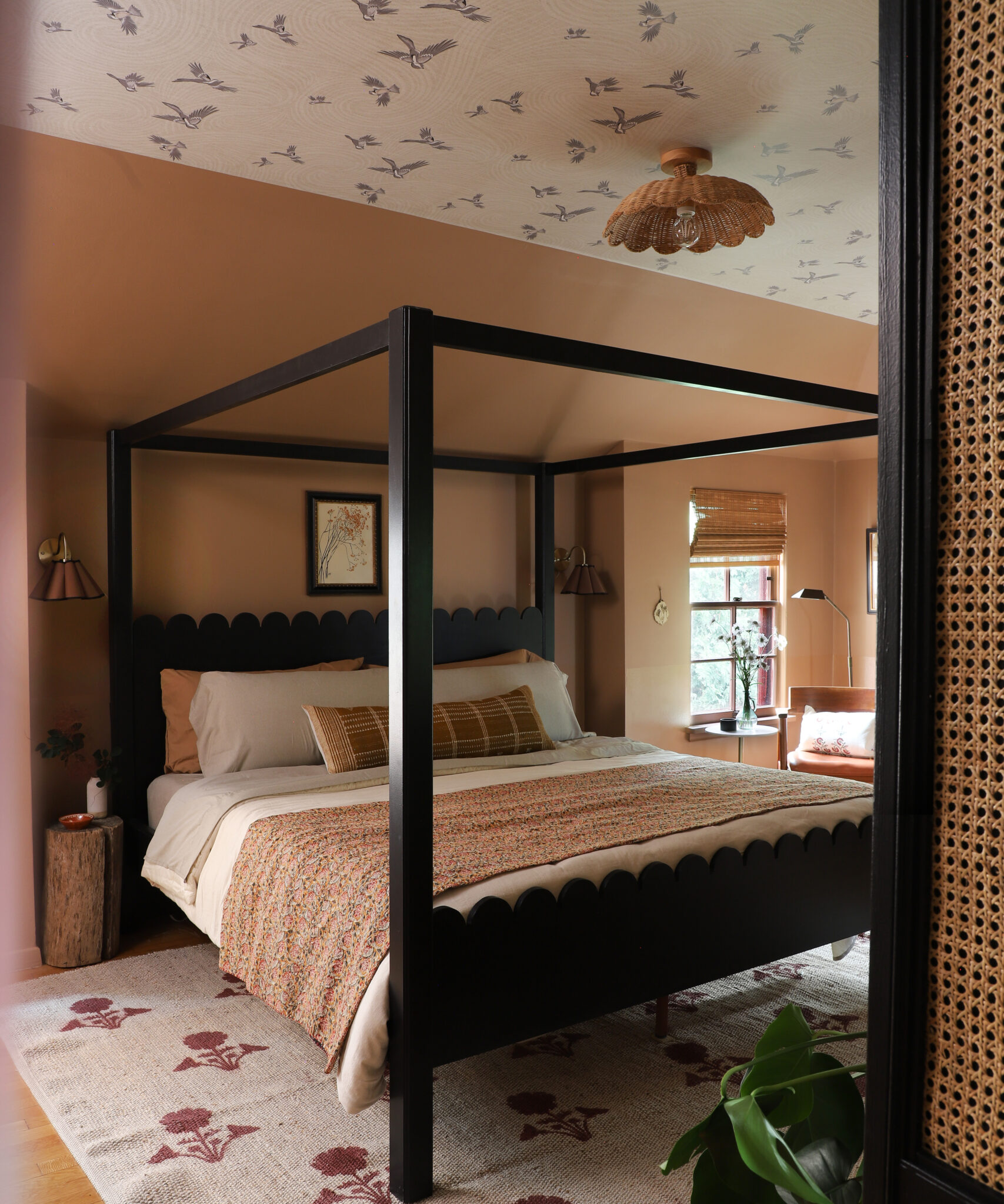 Makeover By Monday | Bedroom Oasis with DIY Scallop Bed - I SPY DIY